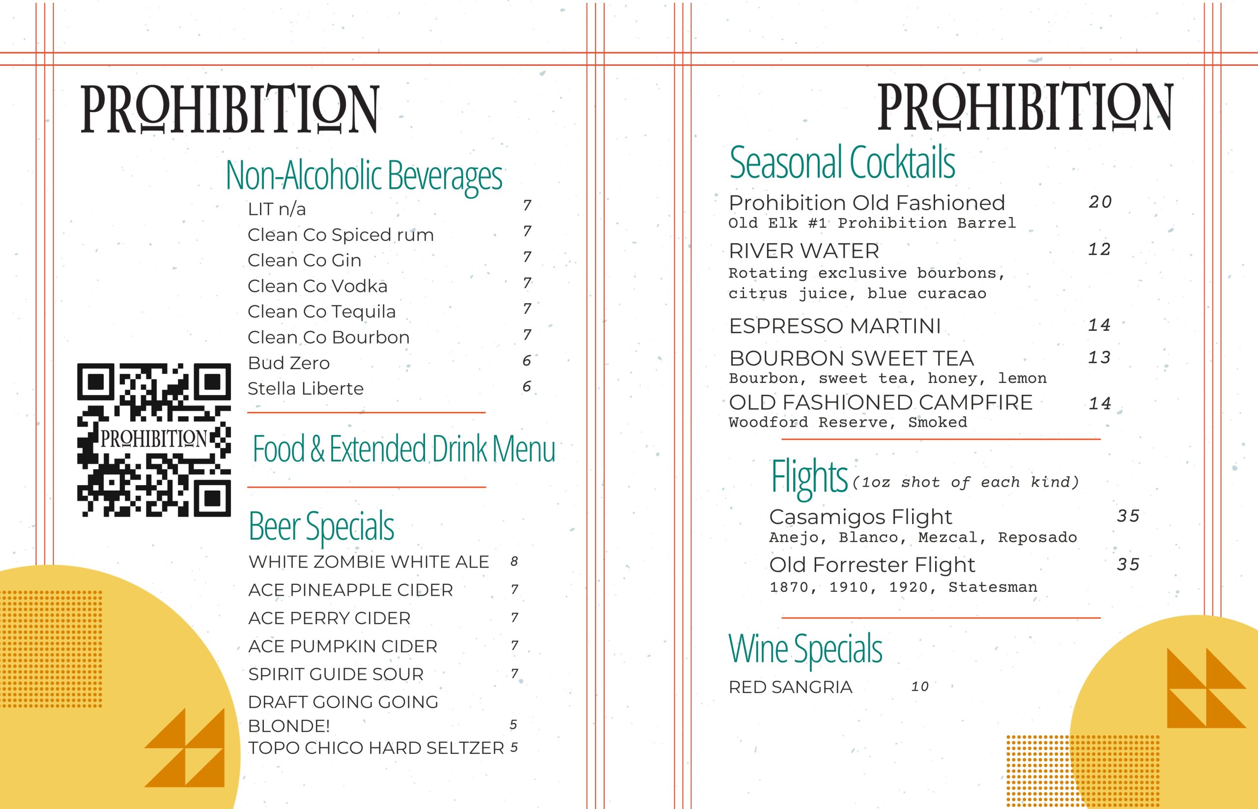 Prohibition Restaurant + Bar